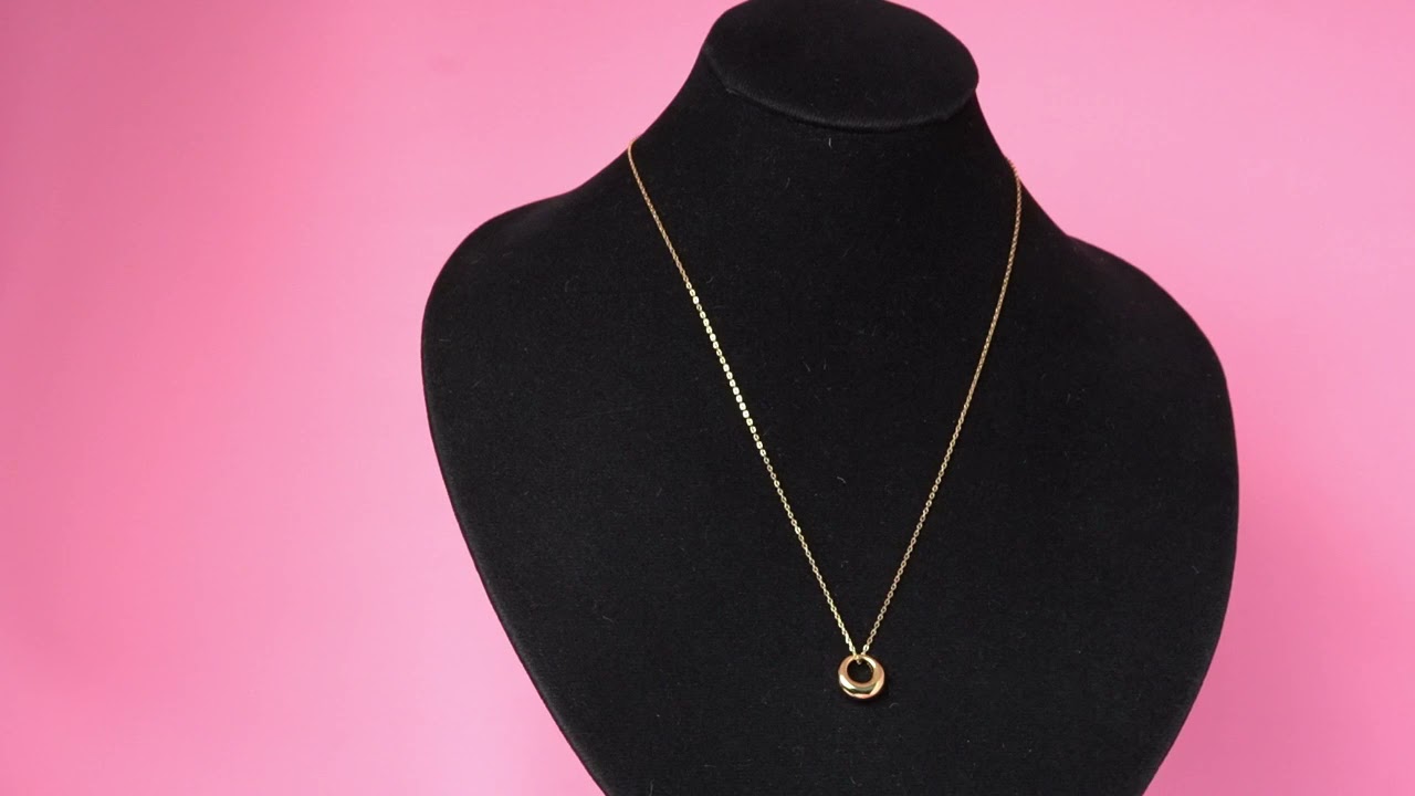Davina Jewelry Kalung Kesya Yellow Gold Perak 925 Wanita Silver S925 ...