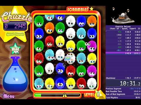 Chuzzle Deluxe Chuzz 10 (Speed, Expert) in 13:08 + 468k score - YouTube