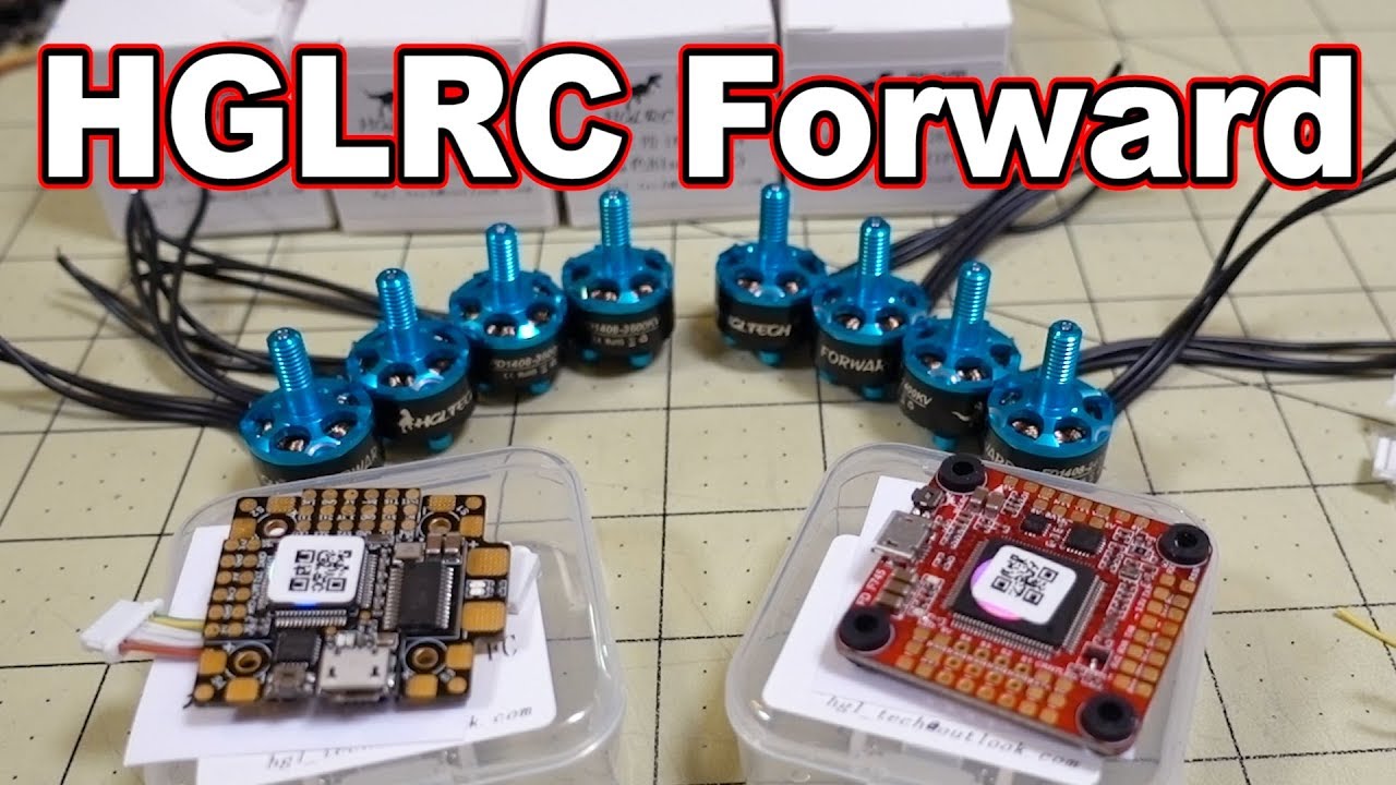 HGLRC Forward 1408 Motor // F7 Dual FC & F4 AIO Mini FC 🏁 - YouTube