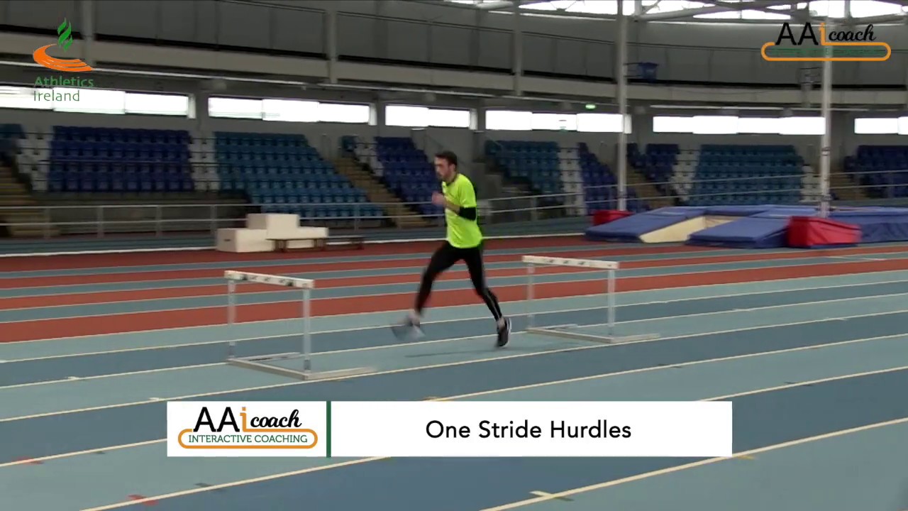Hurdles - One Stride Hurdles - YouTube