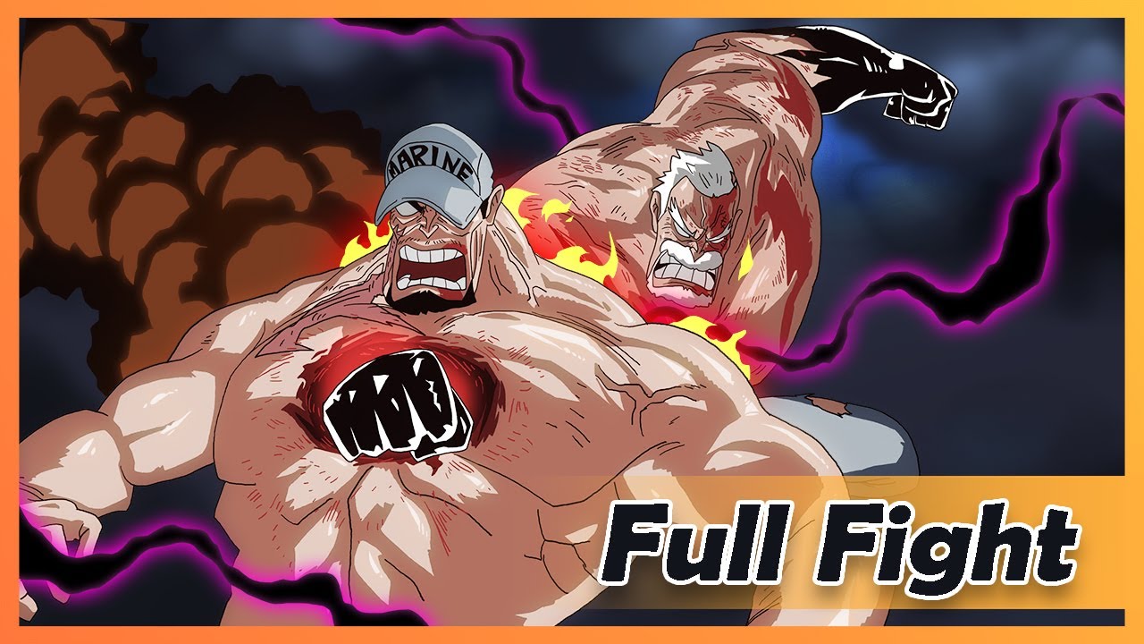 Garp vs Akainu Full Fight | Torra TV One Piece Fanmade Fight Animation ...