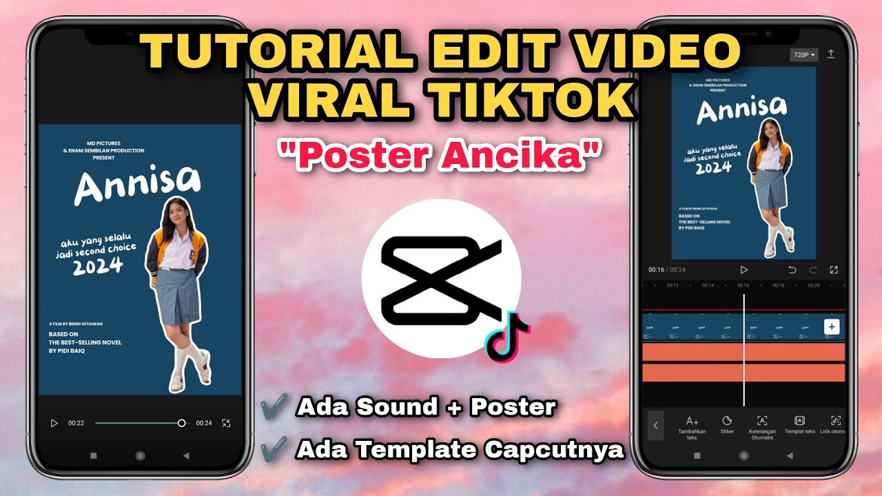 Tutorial Edit Video Viral TREND POSTER ANCIKA || Template Capcut - YouTube