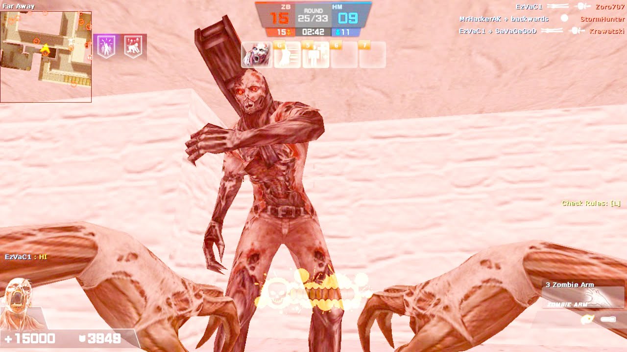 Counter-Strike Nexon: Zombies - Zombie Hero Mod Online gameplay on de ...