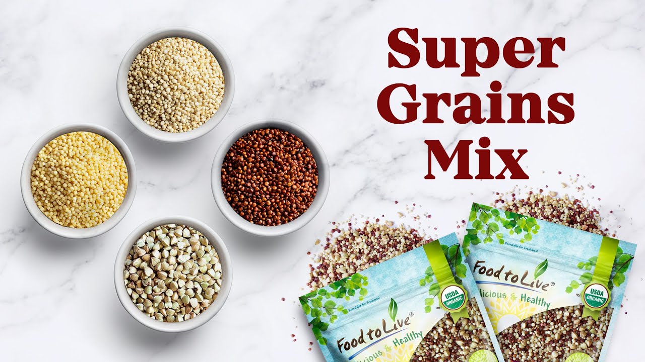 Transform Your Meals with Organic Super Grains Mix! - YouTube