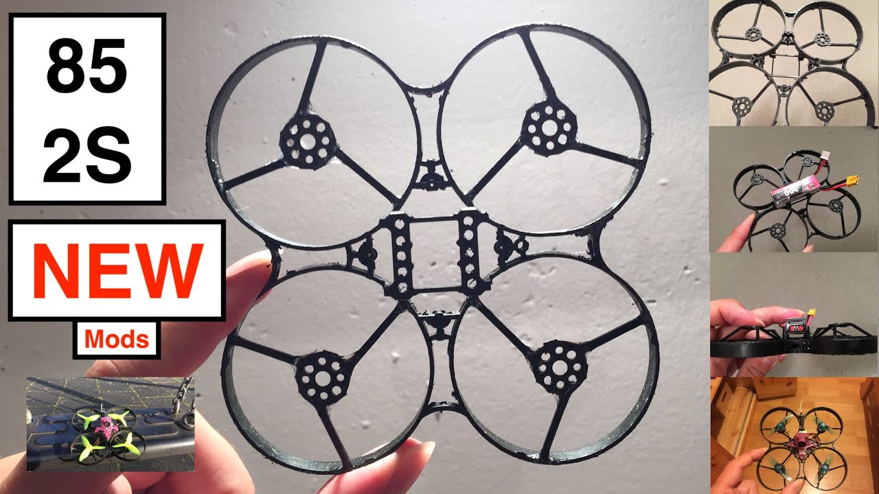 85mm 2S NEW Ultralight Frame Mods | Betafpv Meteor85 - YouTube