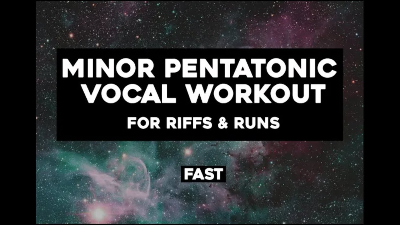 Minor Pentatonic Vocal Exercise for Riffs & Runs (Fast) - YouTube