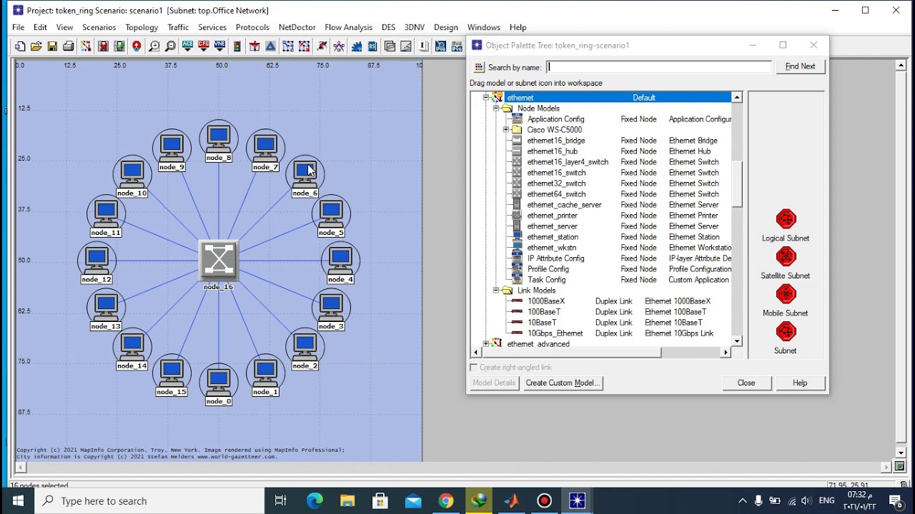 Token ring using switch - YouTube