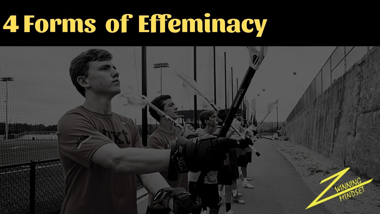 Toughen up! 4 Forms of Effeminacy - YouTube