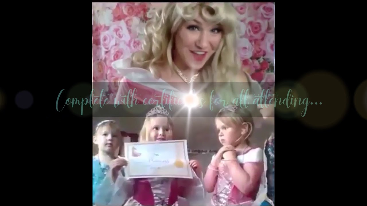 Virtual Princess Party with Ever Enchanted Celebrations - YouTube