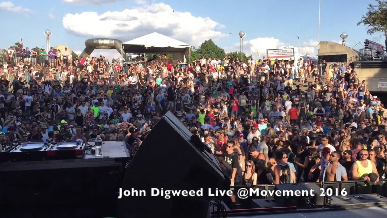 John Digweed Live at Movement Detroit 30th May 2016 - YouTube