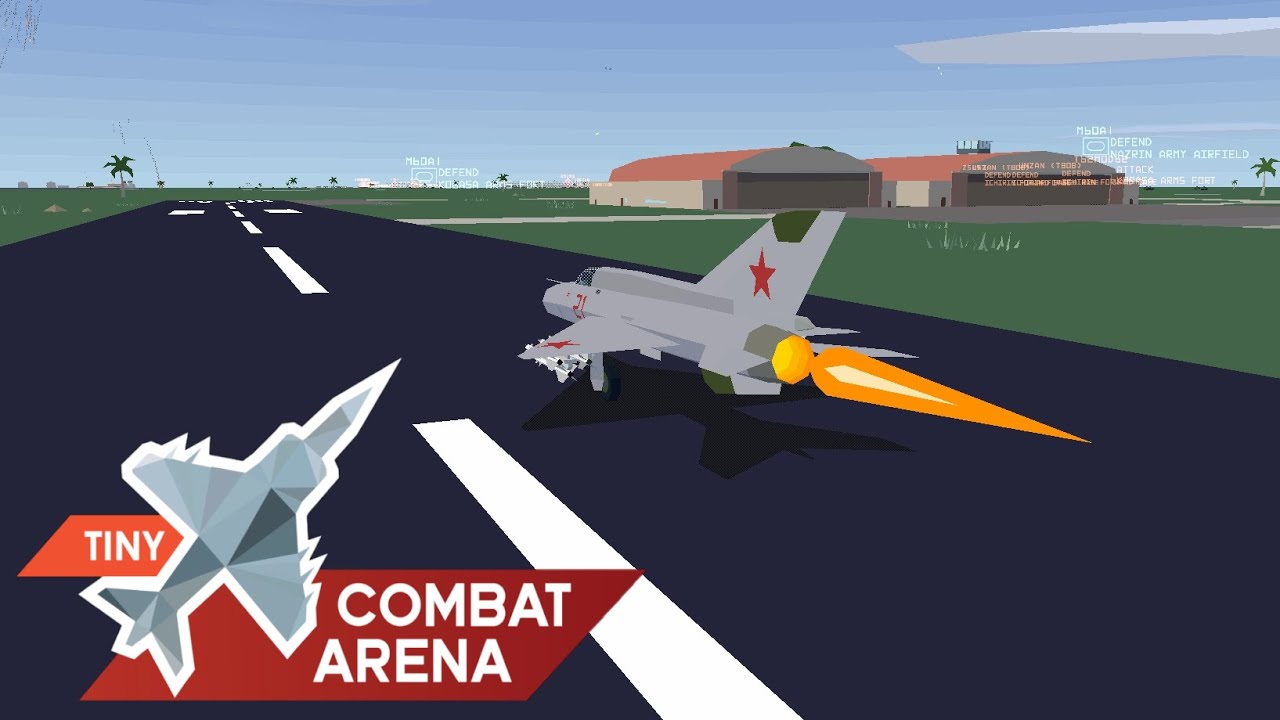 Tiny Combat Arena • *Not* Only The Harrier Is Flyable (v 0.10.1.1) - YouTube