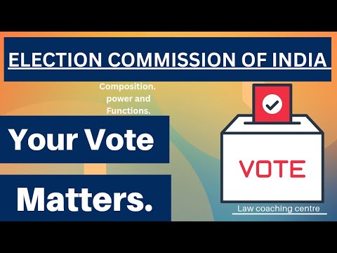 Election commission of India (power and functions or composition) - YouTube