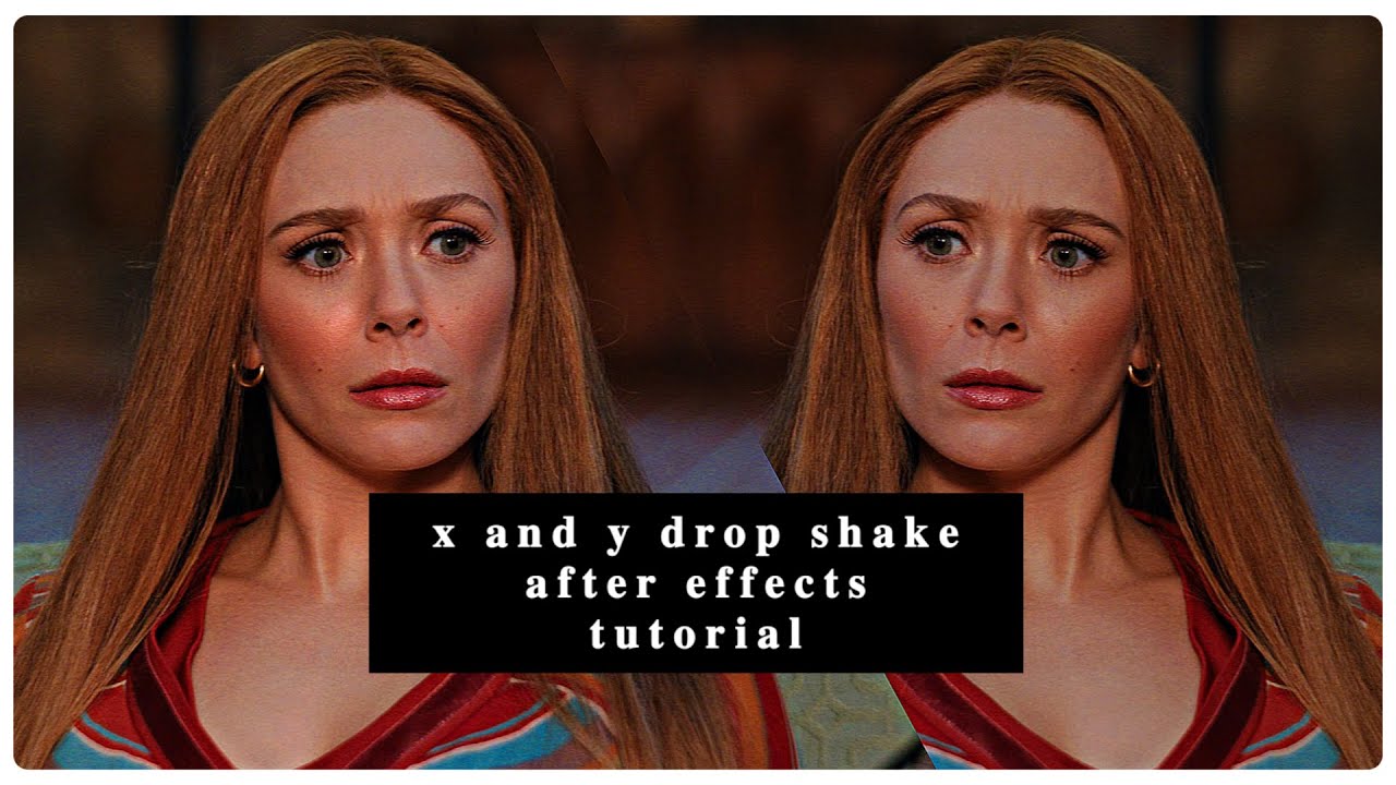 drop shake (x & y) after effects tutorial! - YouTube