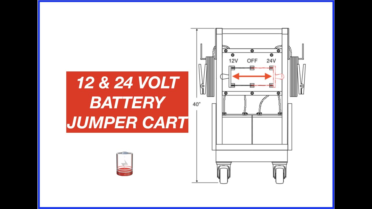 Battery Jumper Cart (Jump Start Dead Batteries) - YouTube