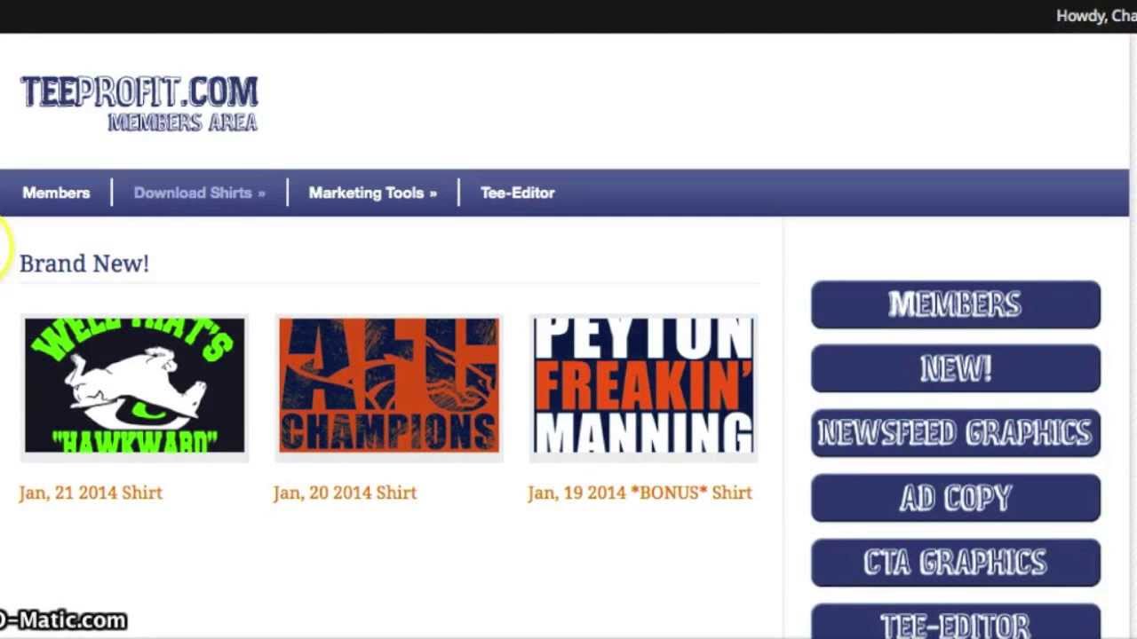 TeeProfit.com | Best Source For New Daily Teespring Designs - YouTube