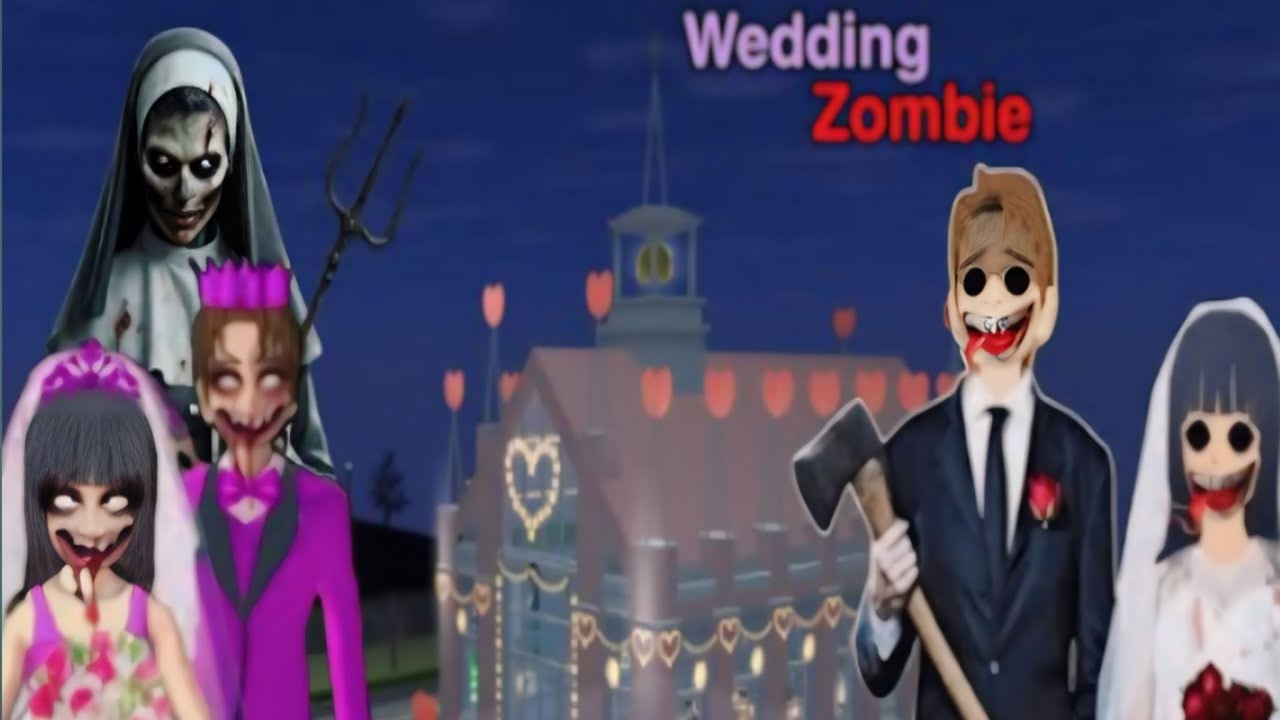 The Undead Wedding: When Vows Turn to Screams! |Sakura school simulator ...
