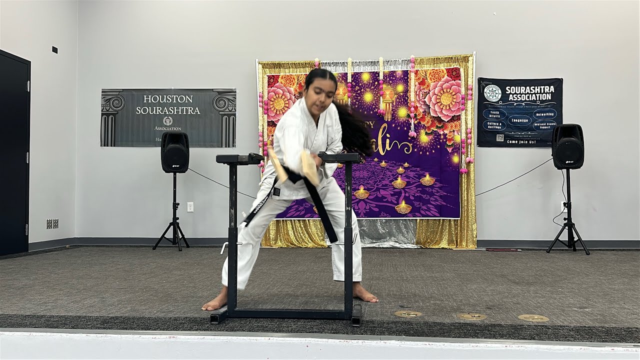 Black belt Kavya Nattamai Karate performance at Houston Sourashtra ...