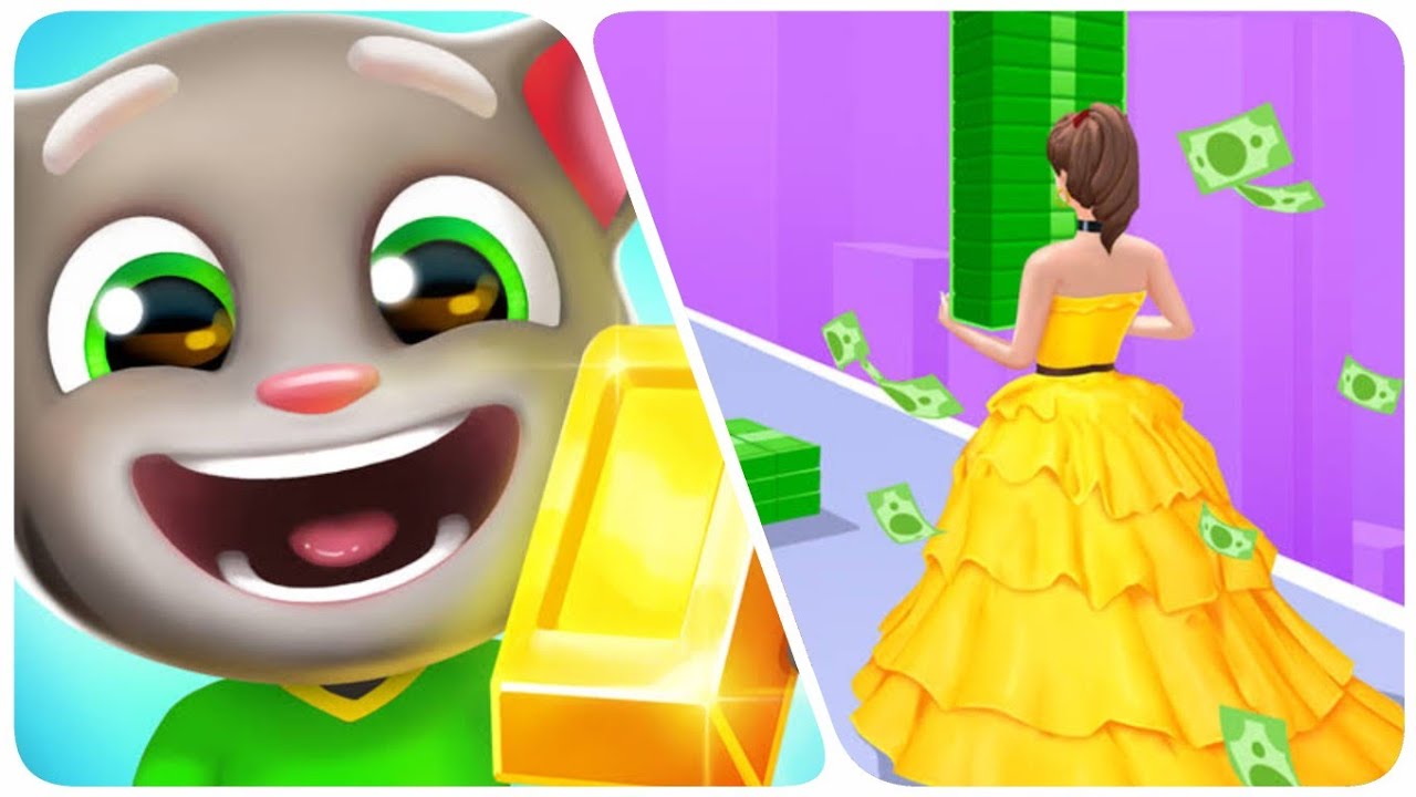 Talking Tom Gold Run। Money Run 3D - MAX Levels - New Update Gameplay ...