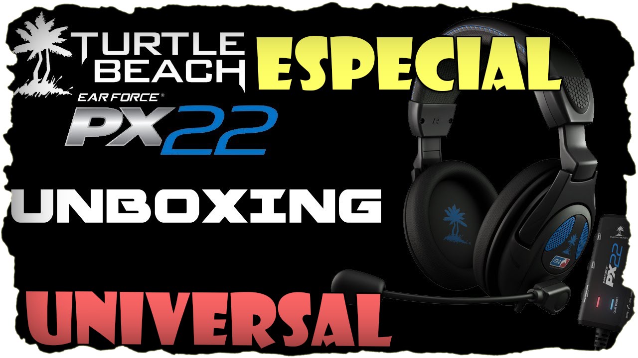 Unboxing Turtle Beach Px 22 Headset Cascos Universales para Todas las ...