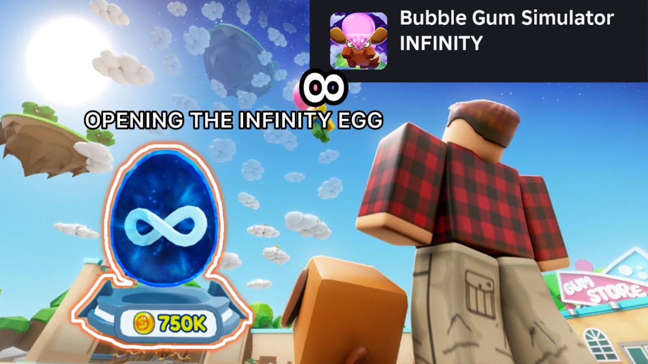 HATCHING THE INFINITY EGG IN BUBBLE GUM SIMULATOR INFINITY!! - YouTube