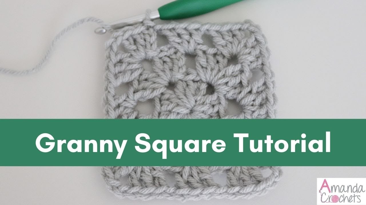 How to Make the Granny Square (Crochet 101 Tutorial)-Easy for Beginners ...