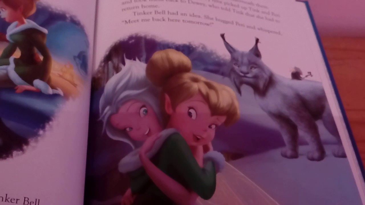 Reading tinker bell secret of the wings - YouTube