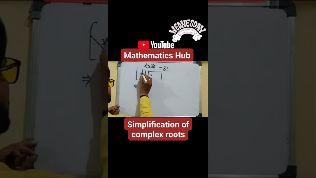 Simplification of complex roots - YouTube