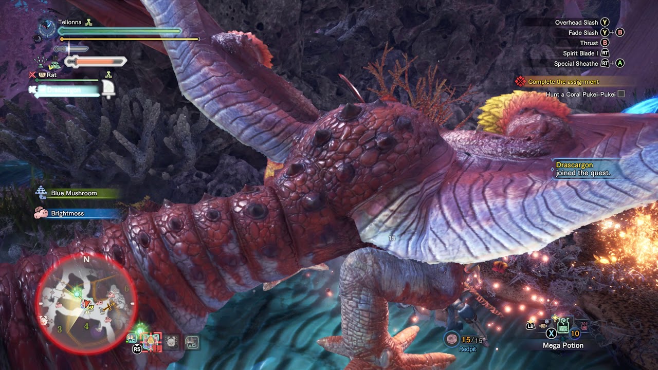 Monster Hunter World Coral Pukei-Pukei - YouTube