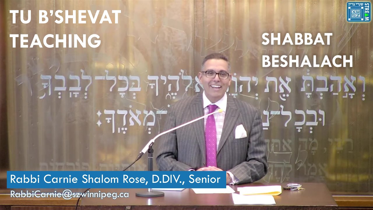 Special Tu Bishvat class with Rabbi Carnie Rose - YouTube