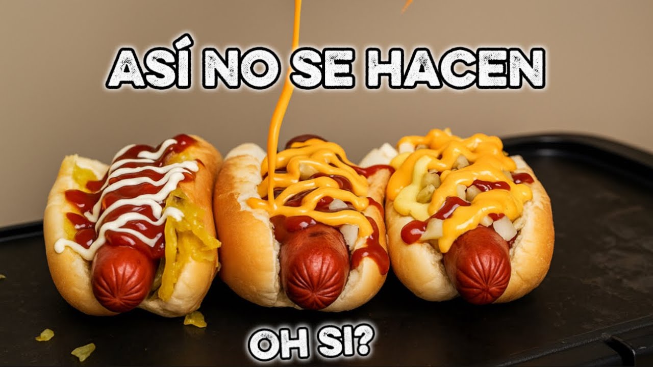 Perros Calientes Callejeros Hechos en Casa 🌭 - YouTube