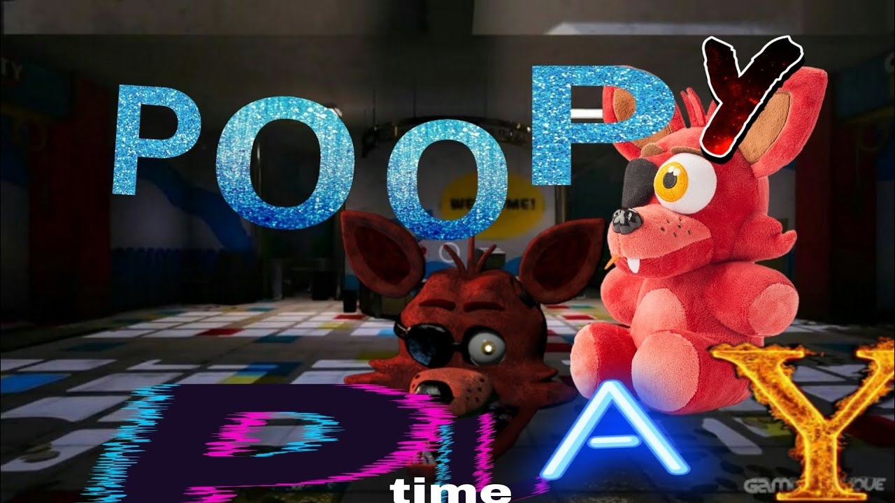 foxy and adopted fixy head get a gob at poppy playtime chapter 1 - YouTube