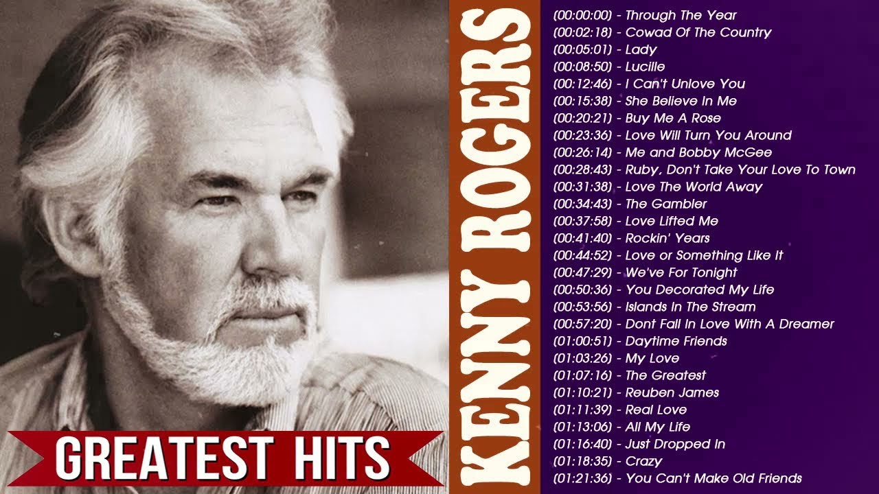 Greatest Hits Kenny Rogers Songs Of All Time - The Best Country Songs ...