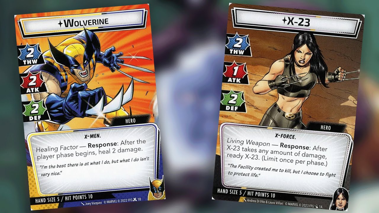 Marvel Champions Two Handed Gameplay: Wolverine + X-23 vs. Expert Zola ...