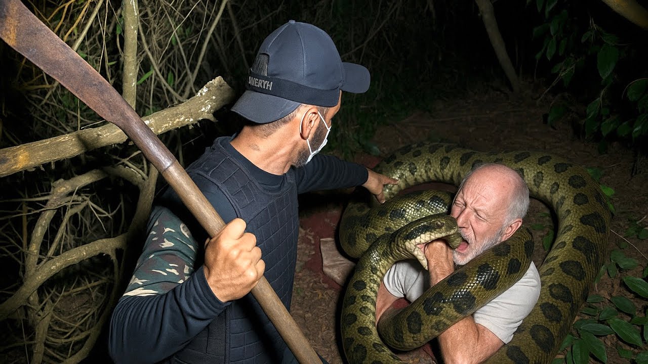 INÉDITO COBRA SUCURI MAT@ UM SENHOR DE 70 AMOS E ENGOLE ELE NA NOSSA ...