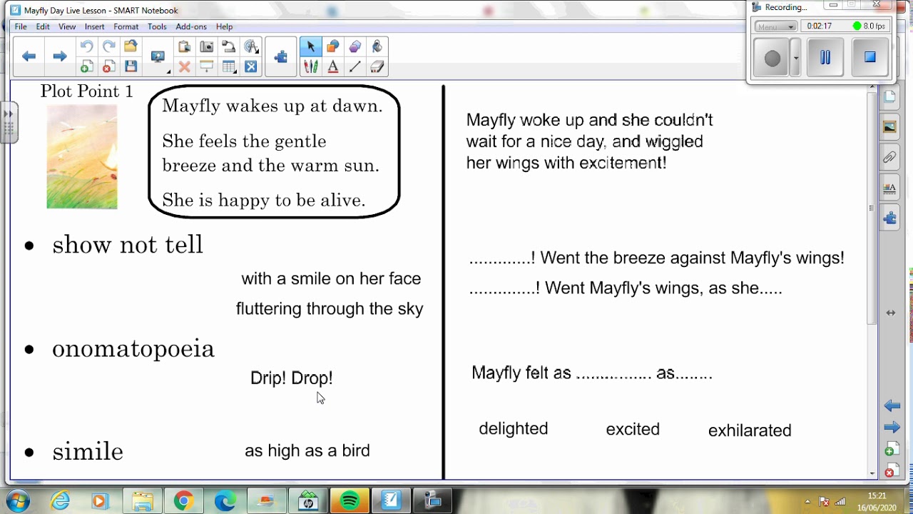 Zoom Writing Lesson 16th June - YouTube