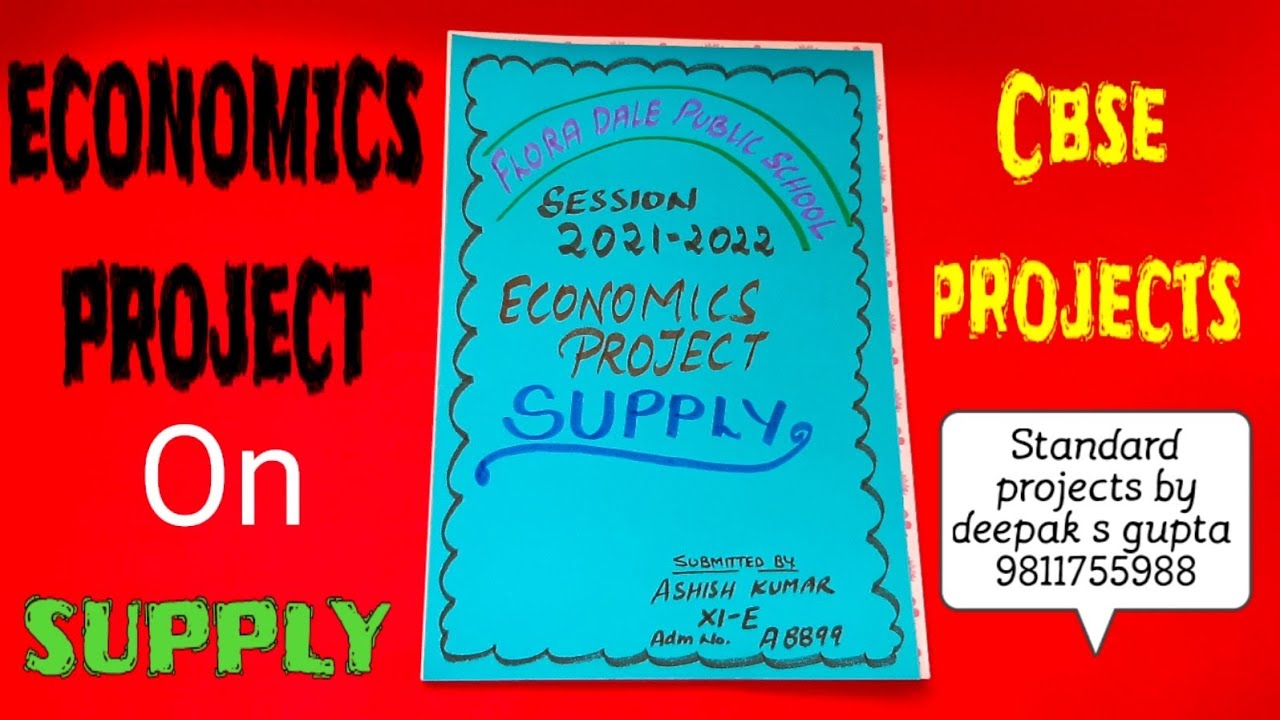 economics project on supply #supplyprojecteconomics #economicsproject # ...