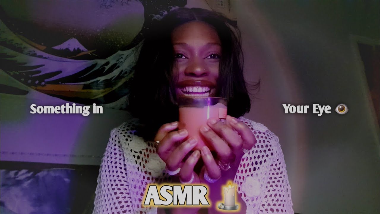 asmr | something is in your eye but i talk too much 💋🎻 | fast ...