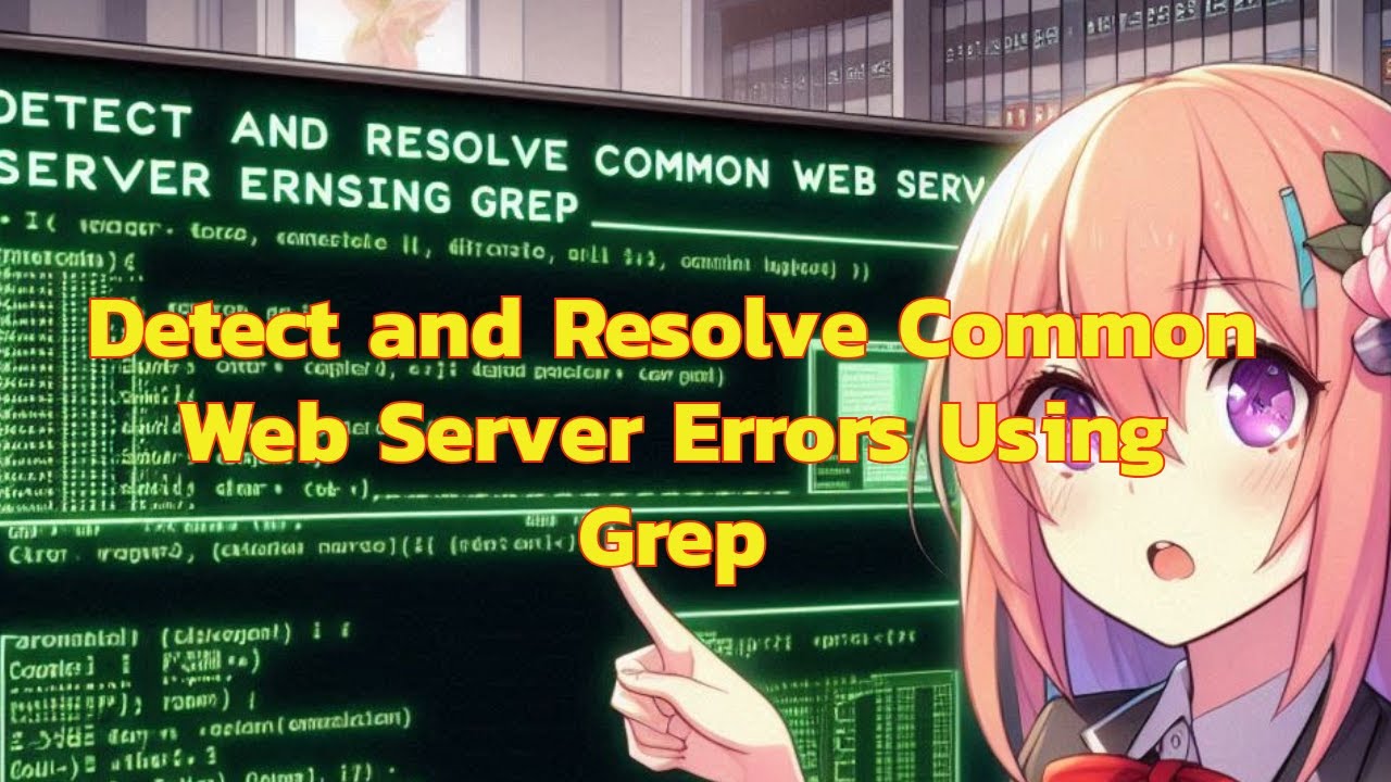 Detect And Resolve Common Web Server Errors Using Grep Youtube