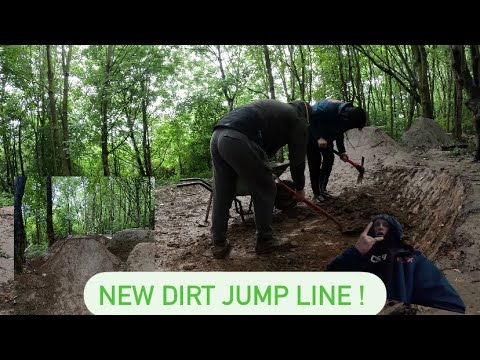 New dirt jump line build EP1 ‘ - YouTube