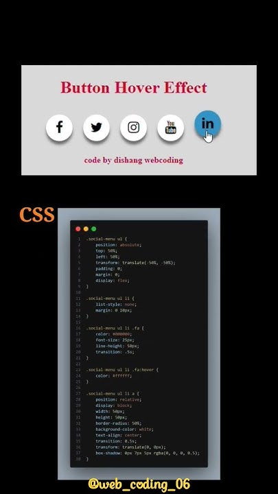 Button Hover Effect 🔥💫 Learntocode Code Coding Programmingcode 
