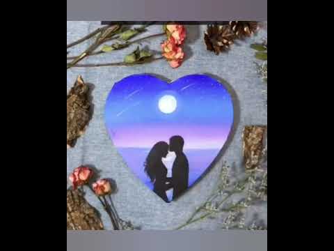 Heart Shape Canvas Painting Ideas For Beginners Artist | Tips #60 # ...