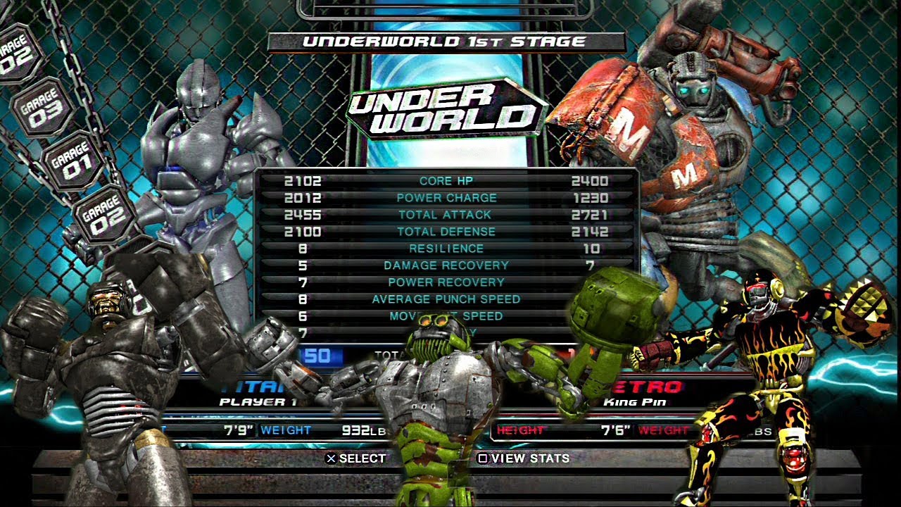 REAL STEEL THE VIDEO GAME-New robot TITAN vs METRO & SCRAPBOT, KONG ...