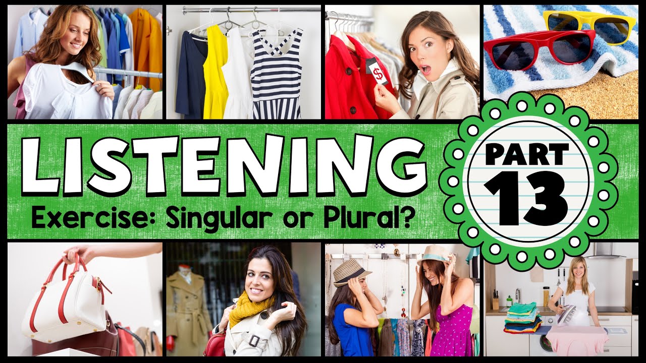 Ejercicio de Escucha en Inglés: Singular o Plural? | Listening Exercise ...