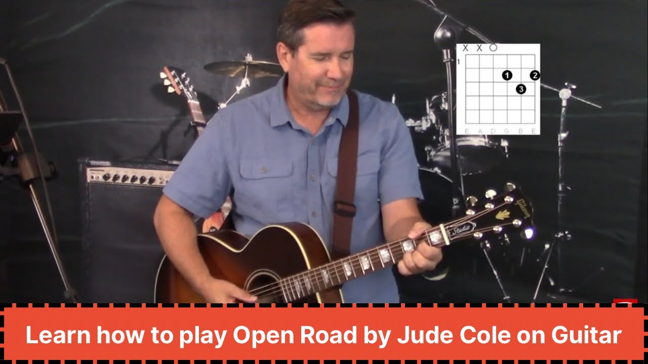 How to play Open Road By Jude Cole on Guitar (easy guitar lesson and ...