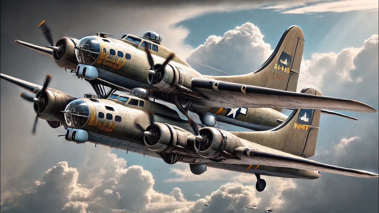 When Two B17s Flew Piggyback | The Incredible True Story of the B-17 ...