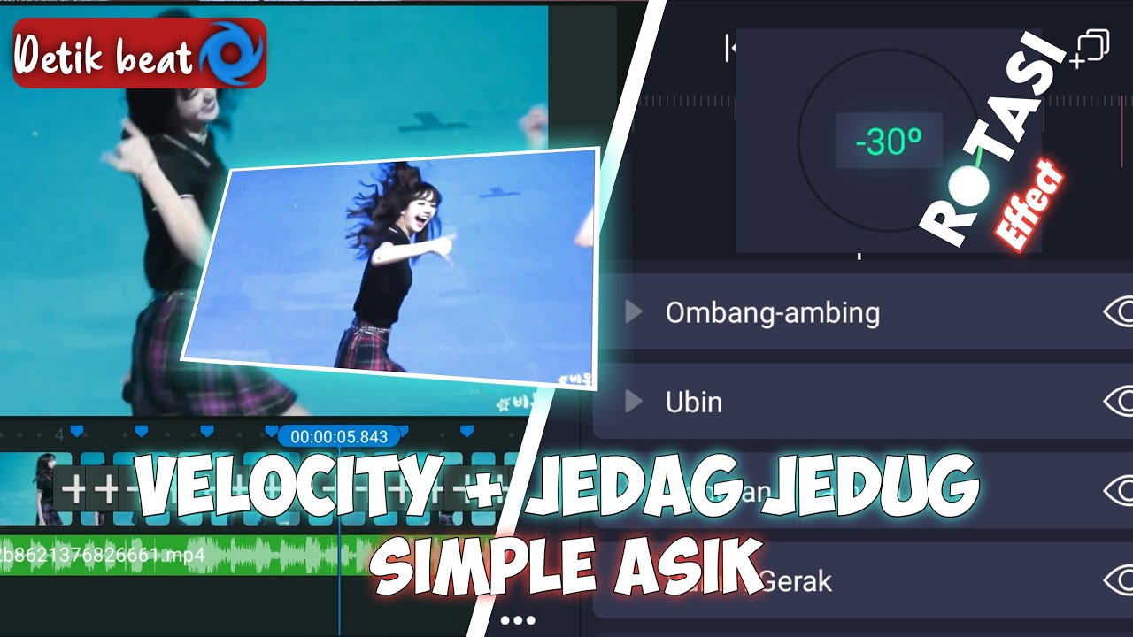 Cara membuat video velocity di alight motion | Tutorial Velocity Jedag Jedug - YouTube