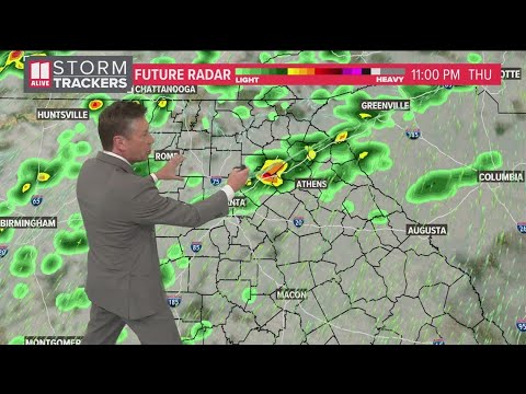 Weather forecast for metro Atlanta, north Georgia | Thurs 11p update ...