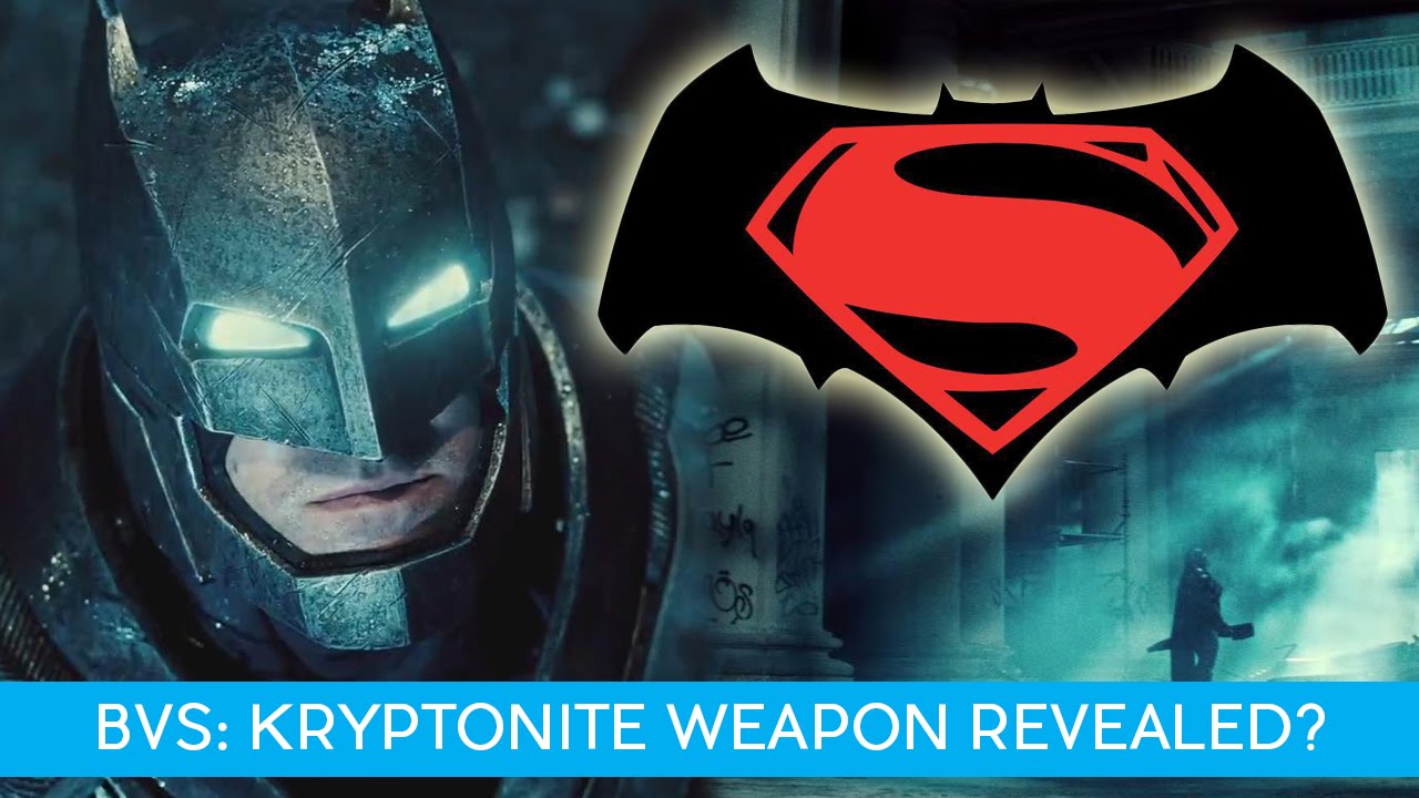 Batman v Superman Kryptonite Weapon Revealed? - YouTube