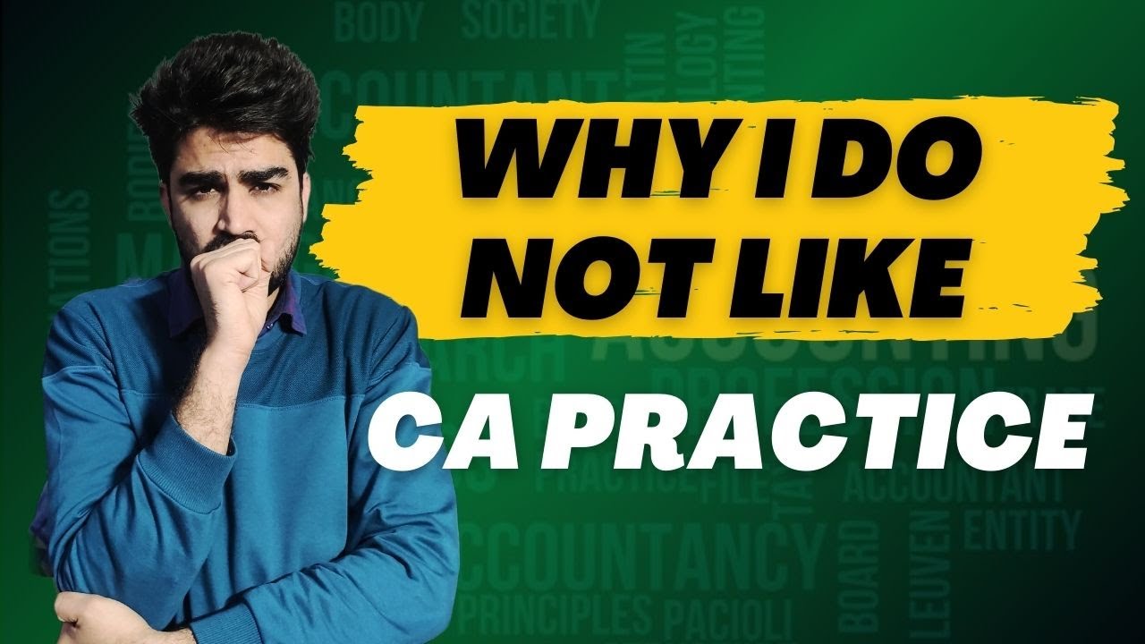What Challenge I face in CA Practice | Should I do CA Practice - YouTube