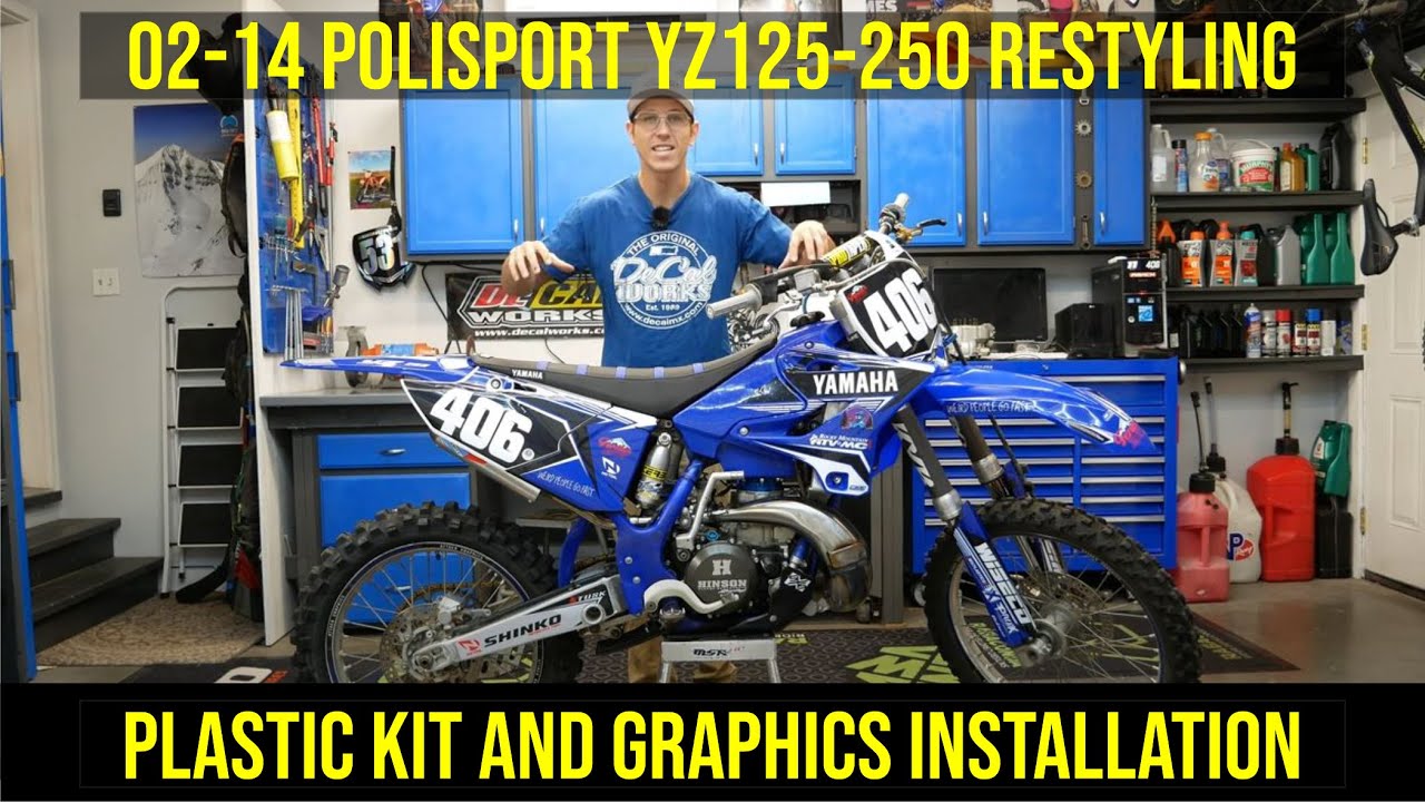 Polisport Restyling Kit and DeCal Works Graphics Installation - YouTube